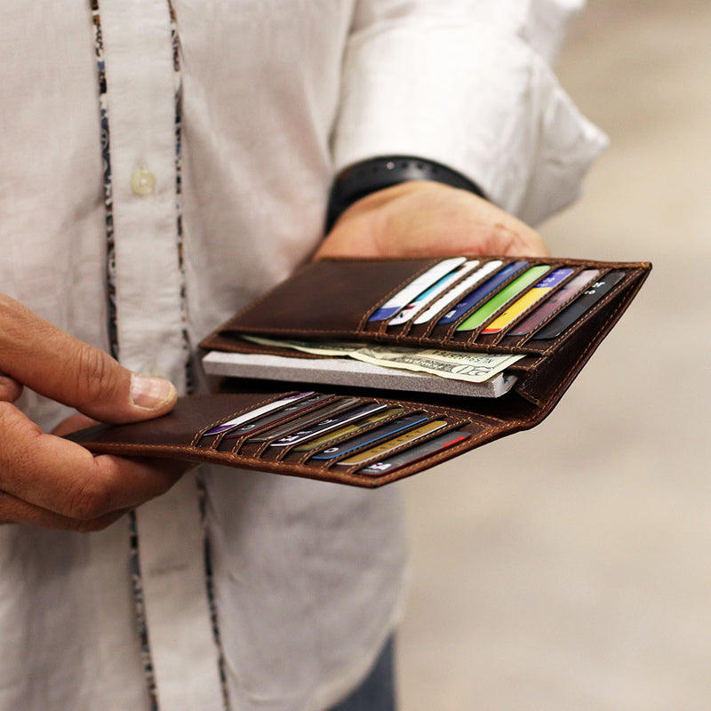 Leather Breast Secretary Wallet RFID - Voyager #7304 | Jack Georges