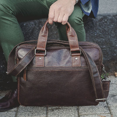 Voyager Buffalo Leather Bags, Wallets, and Accessories | Jack Georges
