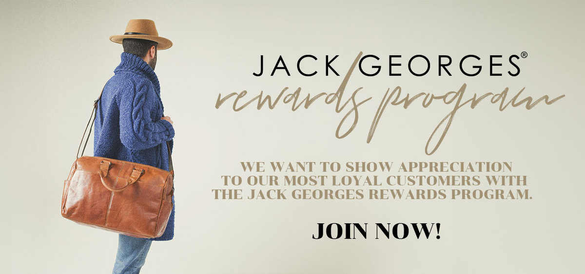 Travel in Style for the Holidays with Jack Georges Leather Carry-on Ba